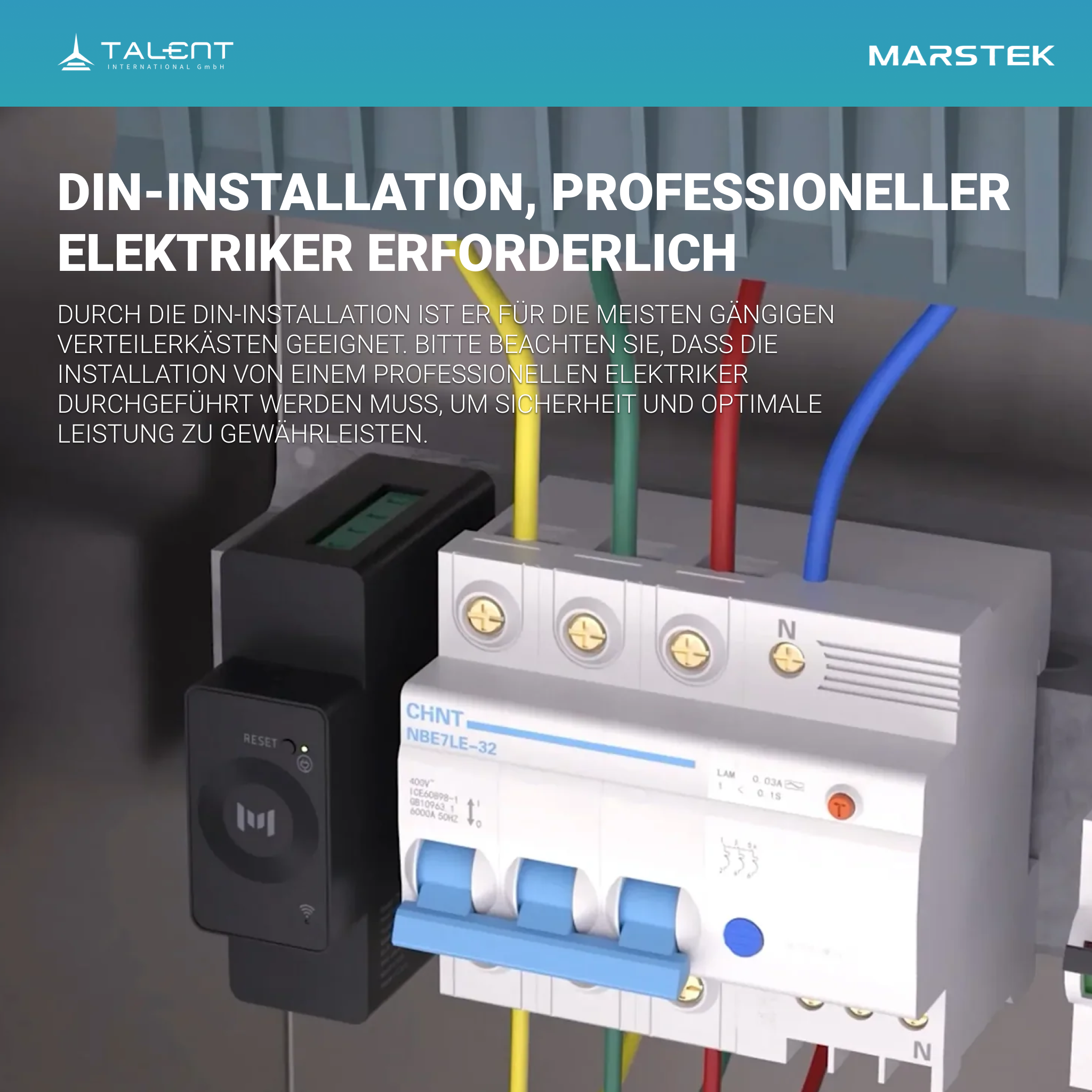 Marstek CT002 3-Phasen Smart Meter – Energieverbrauch präzise messen ...